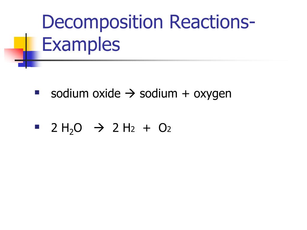 PPT - (2.3) TYPES OF CHEMICAL REACTIONS PowerPoint Presentation, free ...