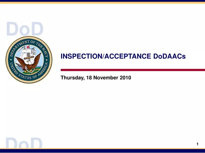 PPT - DoD PowerPoint Presentation, free download - ID:3723920