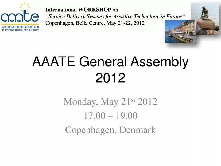 PPT - AAATE General Assembly 2012 PowerPoint Presentation, free ...
