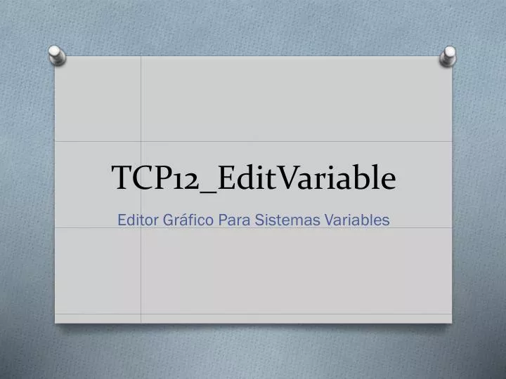 PPT - TCP12_EditVariable PowerPoint Presentation, free download - ID:3725081
