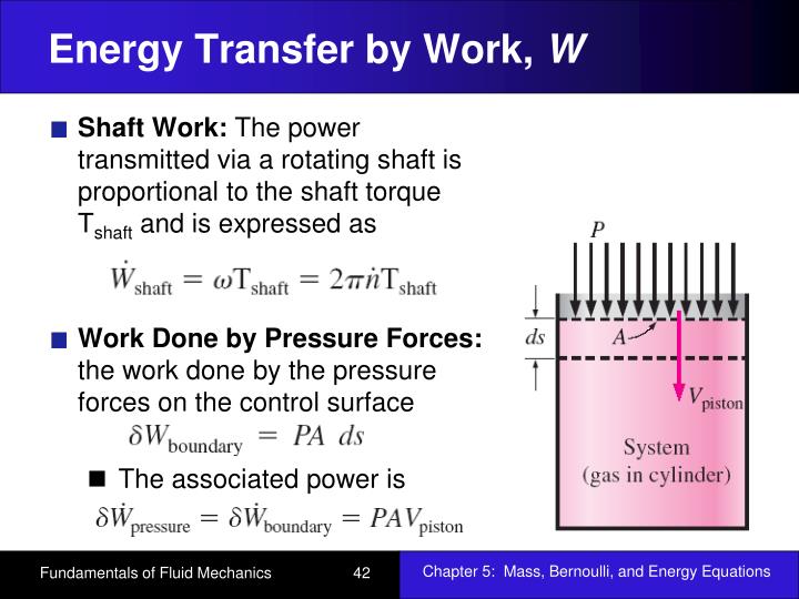 PPT - Chapter 5: Mass, Bernoulli, and Energy Equations PowerPoint ...