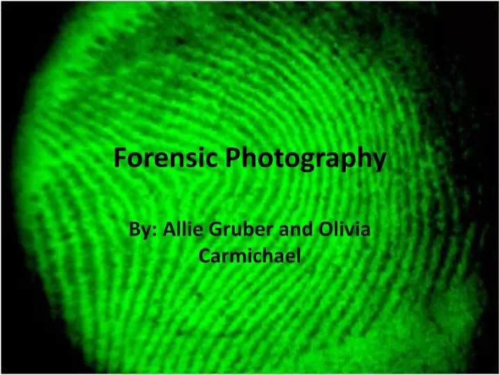 PPT - Forensic Photography PowerPoint Presentation, free download - ID ...