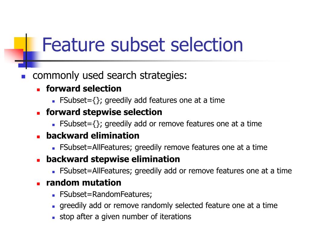 Ppt Dimensionality Reduction By Feature Selection In Machine Learning