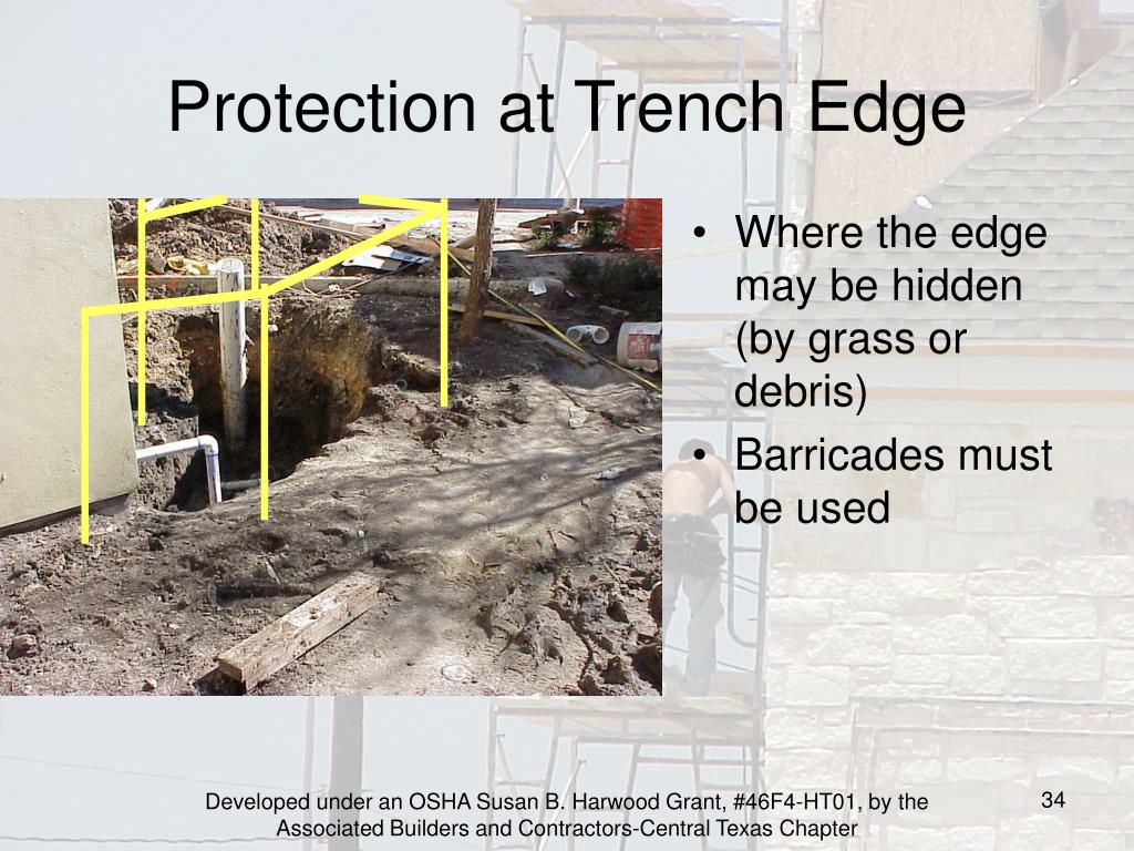 PPT - Excavation Safety for Residential Construction Susan B. Harwood ...