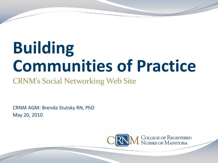 PPT - Building Communities of Practice PowerPoint Presentation, free ...