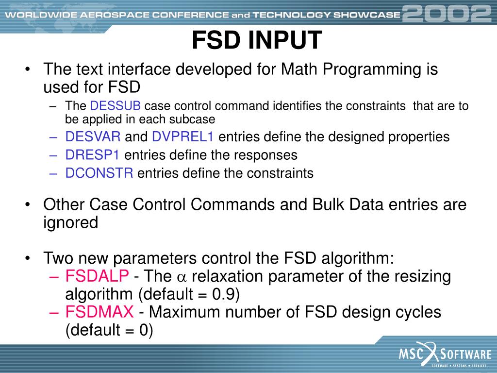 PPT - FULLY STRESSED DESIGN in MSC.Nastran PowerPoint Presentation ...