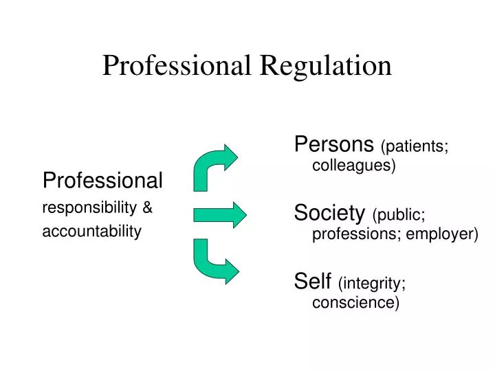 PPT - Professional Regulation PowerPoint Presentation, free download ...
