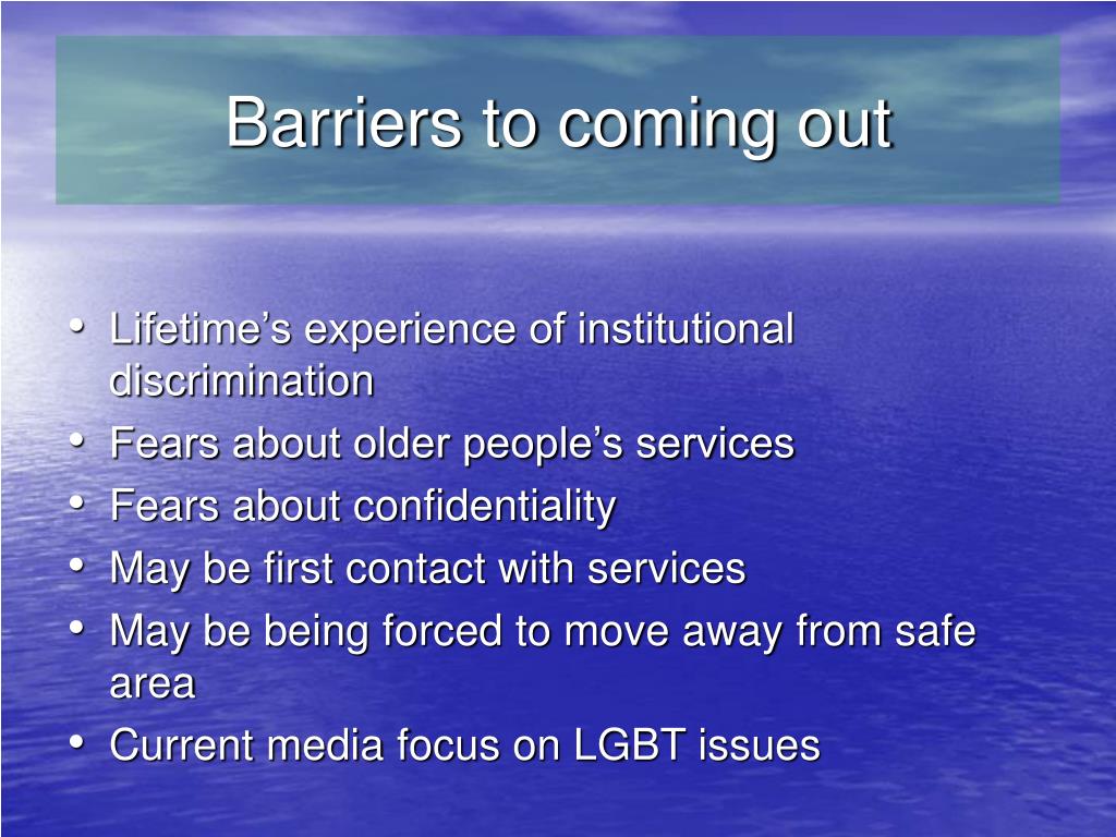 PPT - Safe space for LGBT people in older people’s services PowerPoint ...
