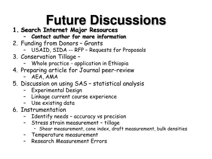 PPT - Future Discussions PowerPoint Presentation, free download - ID ...