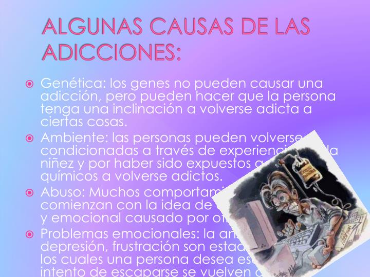 PPT - TIPOS DE ADICCIONES: PowerPoint Presentation - ID:3730187