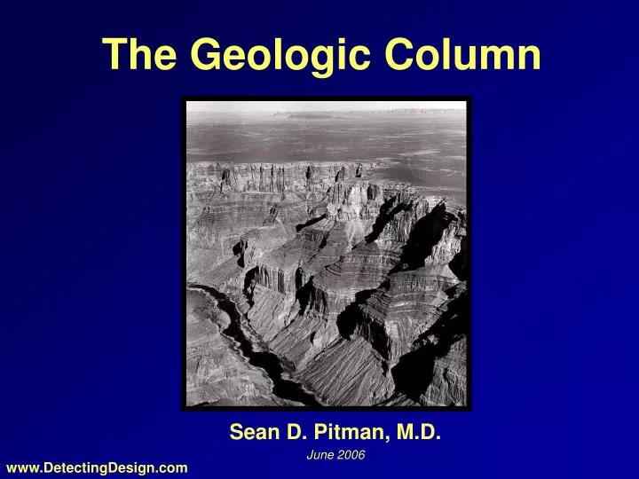 PPT - The Geologic Column PowerPoint Presentation, free download - ID ...