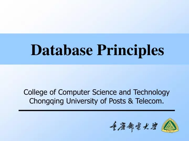 PPT - Database Principles PowerPoint Presentation, free download - ID ...
