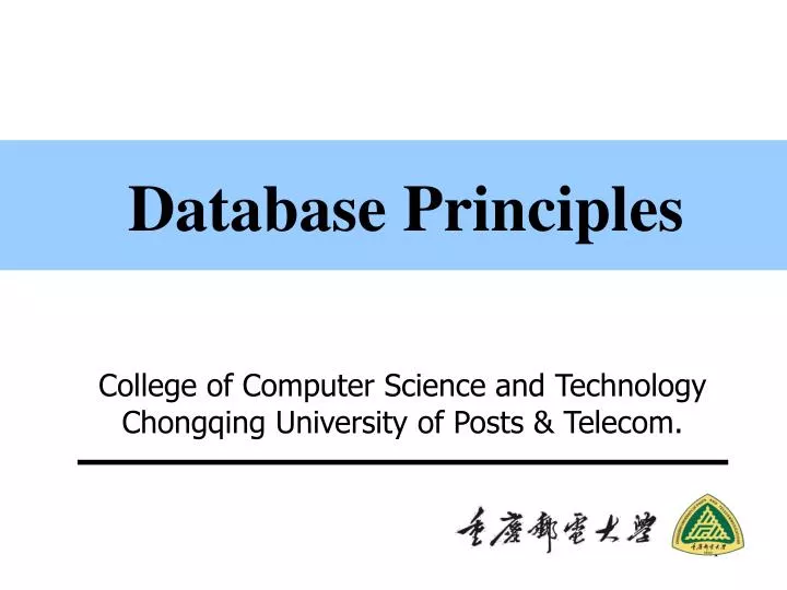 PPT - Database Principles PowerPoint Presentation, free download - ID ...