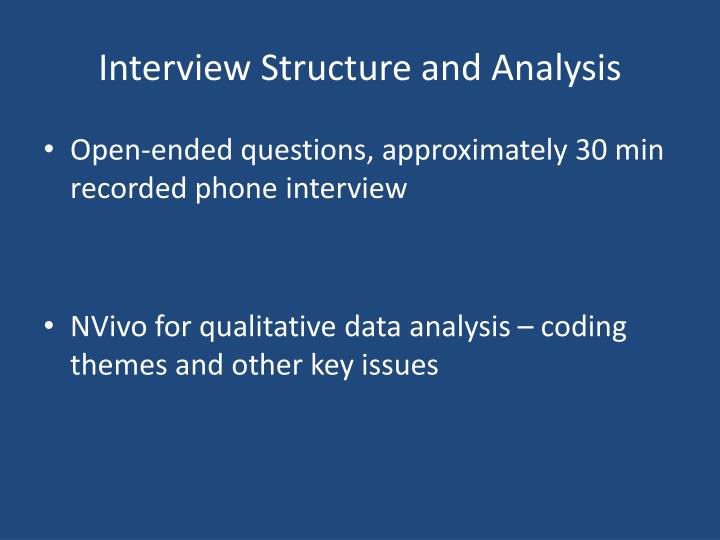 PPT - In-depth Interviews of Alumni from a Structured Postdoctoral ...