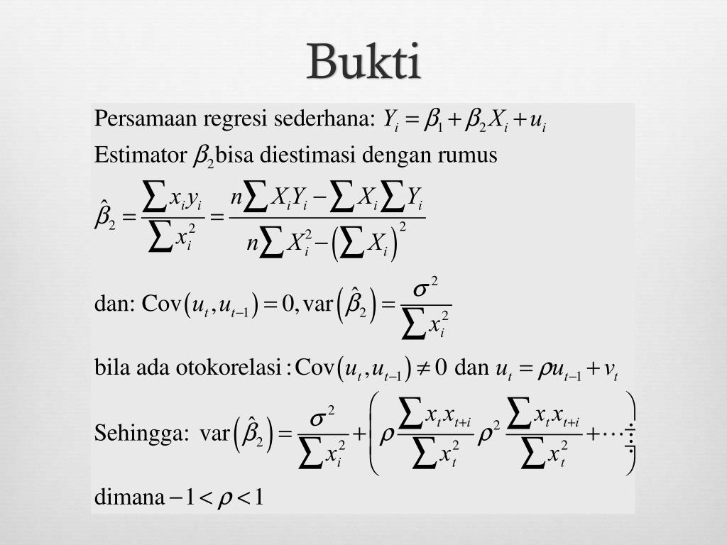 PPT - Uji Asumsi Klasik Pada Regresi Dengan Metode Kuadrat Terkecil ...