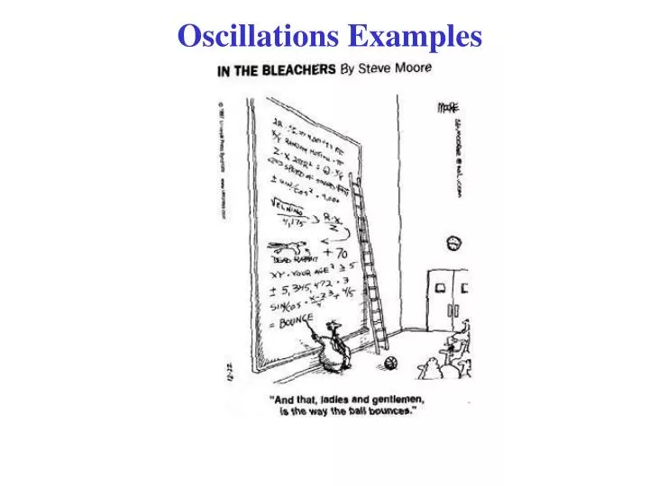 PPT - Oscillations Examples PowerPoint Presentation, free download - ID ...