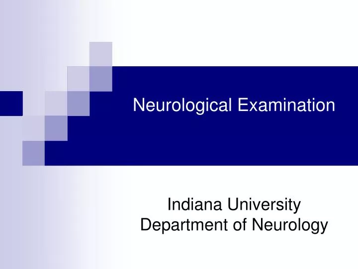 PPT - Neurological Examination PowerPoint Presentation, free download ...