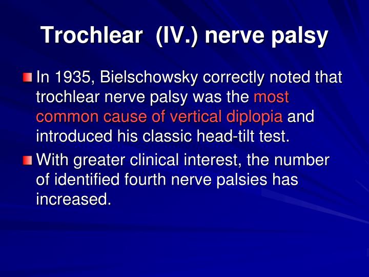 PPT - PARALYTIC STRABISMUS PowerPoint Presentation - ID:3736869