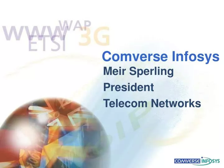 PPT - Comverse Infosys PowerPoint Presentation, free download - ID:3737689