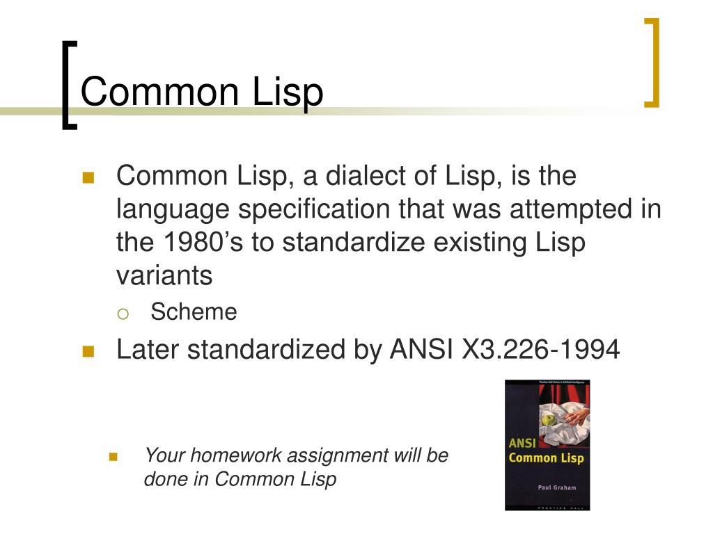 Ppt Introduction To Lisp Programming Powerpoint Presentation Free