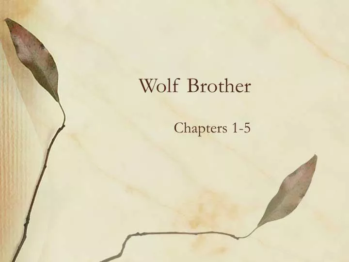 PPT - Wolf Brother PowerPoint Presentation, free download - ID:3739462