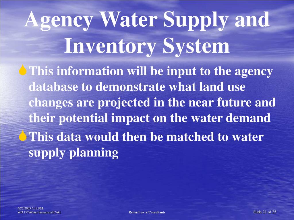 PPT - CLWA Water Planning Update: Ensuring Reliable Water Supply System ...