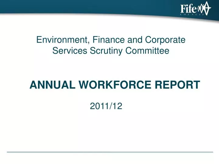 PPT - ANNUAL WORKFORCE REPORT PowerPoint Presentation, free download ...