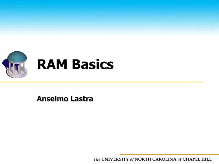 PPT - RAM Basics PowerPoint Presentation, free download - ID:3739781