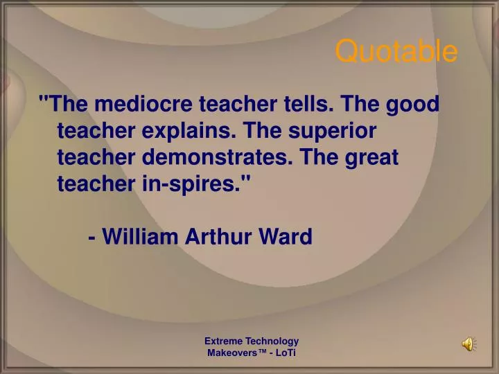 PPT - Quotable PowerPoint Presentation, free download - ID:3739880