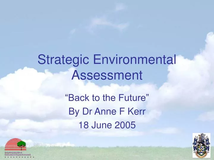 PPT - Strategic Environmental Assessment PowerPoint Presentation, free ...