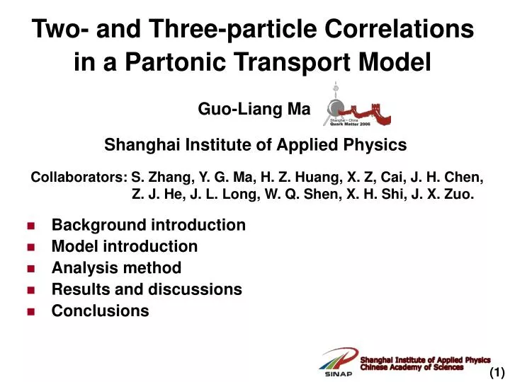 PPT - Background introduction Model introduction Analysis method ...