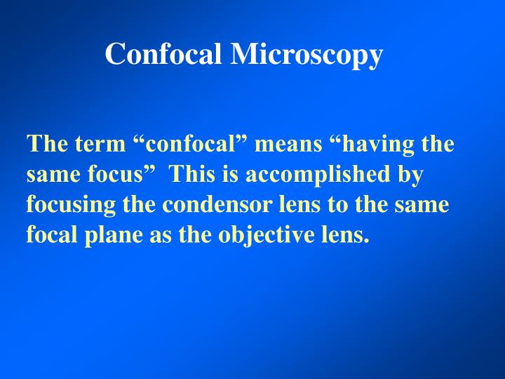 PPT - Confocal Microscopy PowerPoint Presentation - ID:3742768
