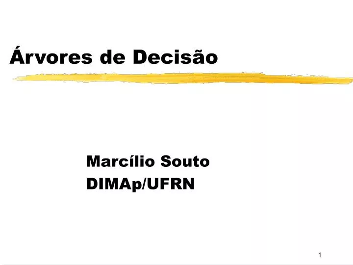 PPT - Árvores de Decisão PowerPoint Presentation, free download - ID ...