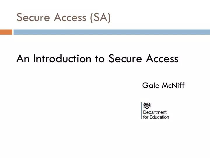 PPT - Secure Access (SA) PowerPoint Presentation, free download - ID ...
