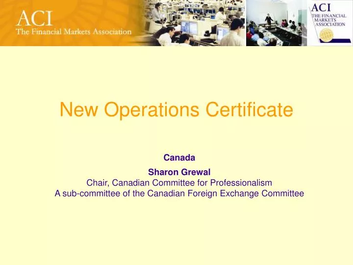 PPT - New Operations Certificate PowerPoint Presentation, free download ...