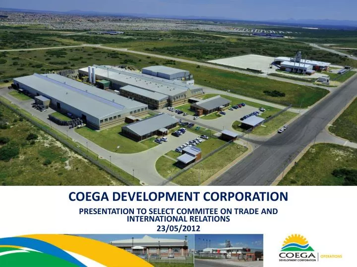 PPT - COEGA DEVELOPMENT CORPORATION PowerPoint Presentation, free ...