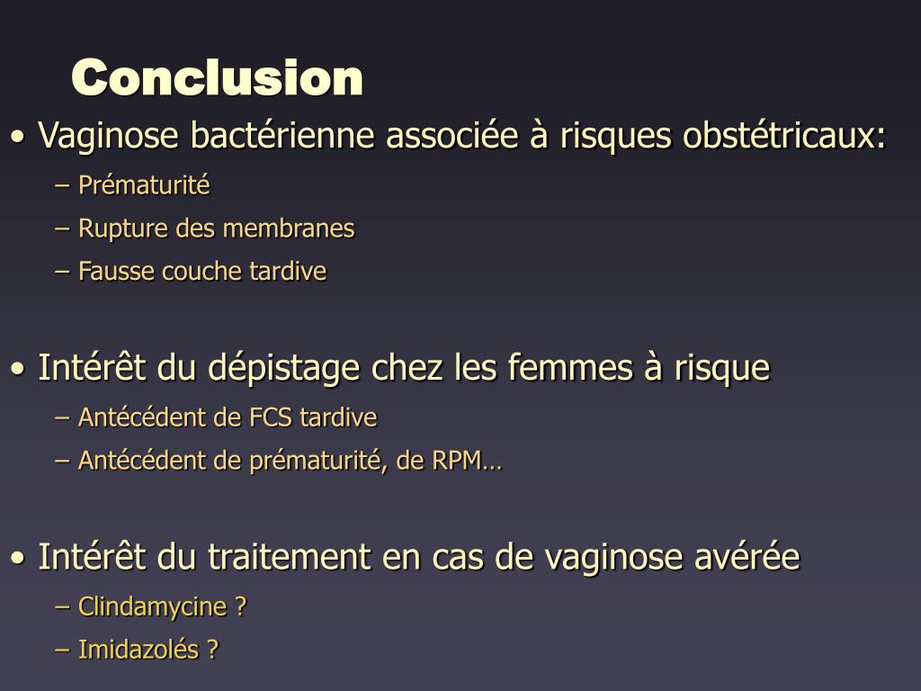 Ppt Vaginose Bactérienne Et Conséquences Obstétricales Powerpoint