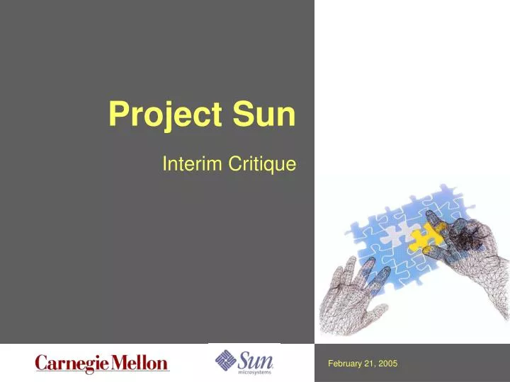 PPT - Project Sun PowerPoint Presentation, free download - ID:3746382