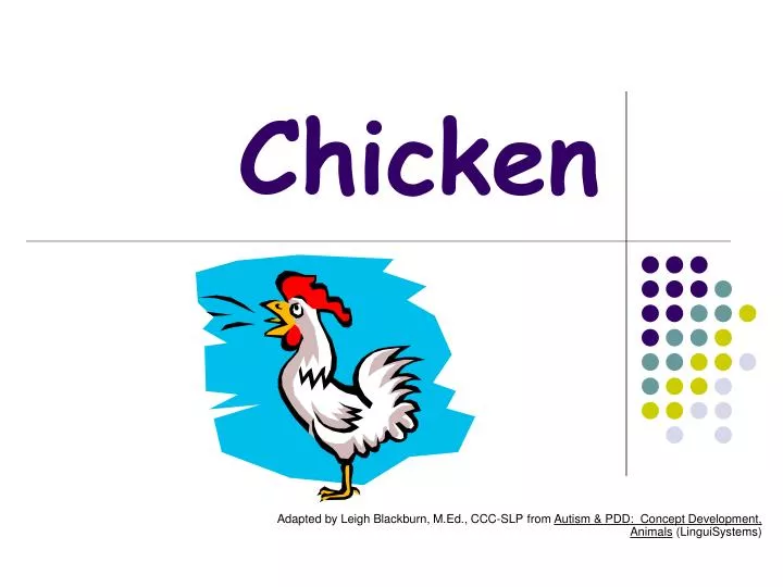 PPT - Chicken PowerPoint Presentation, free download - ID:3746572