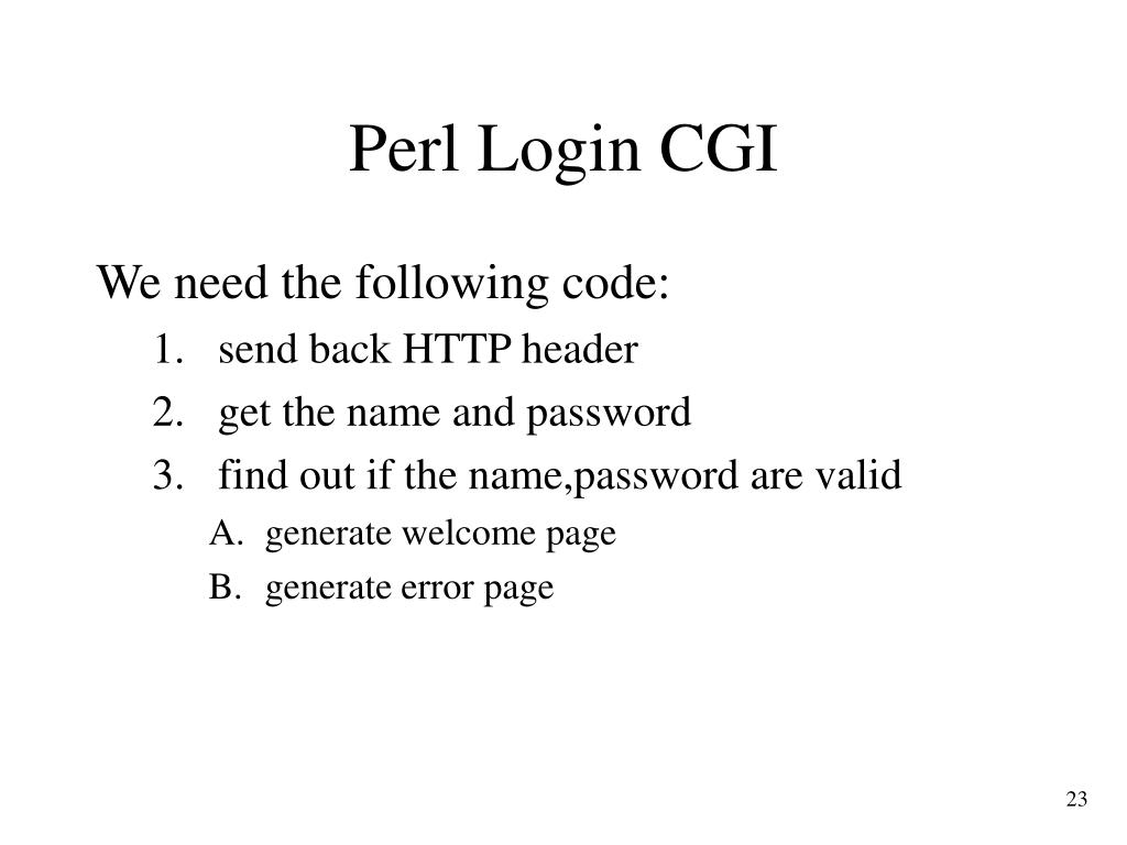 PPT - Basic Perl CGI Programming PowerPoint Presentation, free download ... PPT - Basic Perl CGI Programming PowerPoint Presentation, free download ...