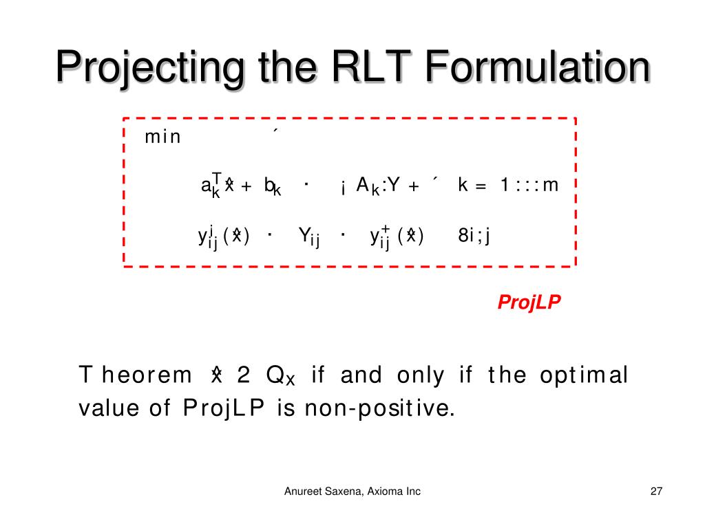 Ppt Convex Relaxations Of Non Convex Mixed Integer Quadratically Constrained Problems