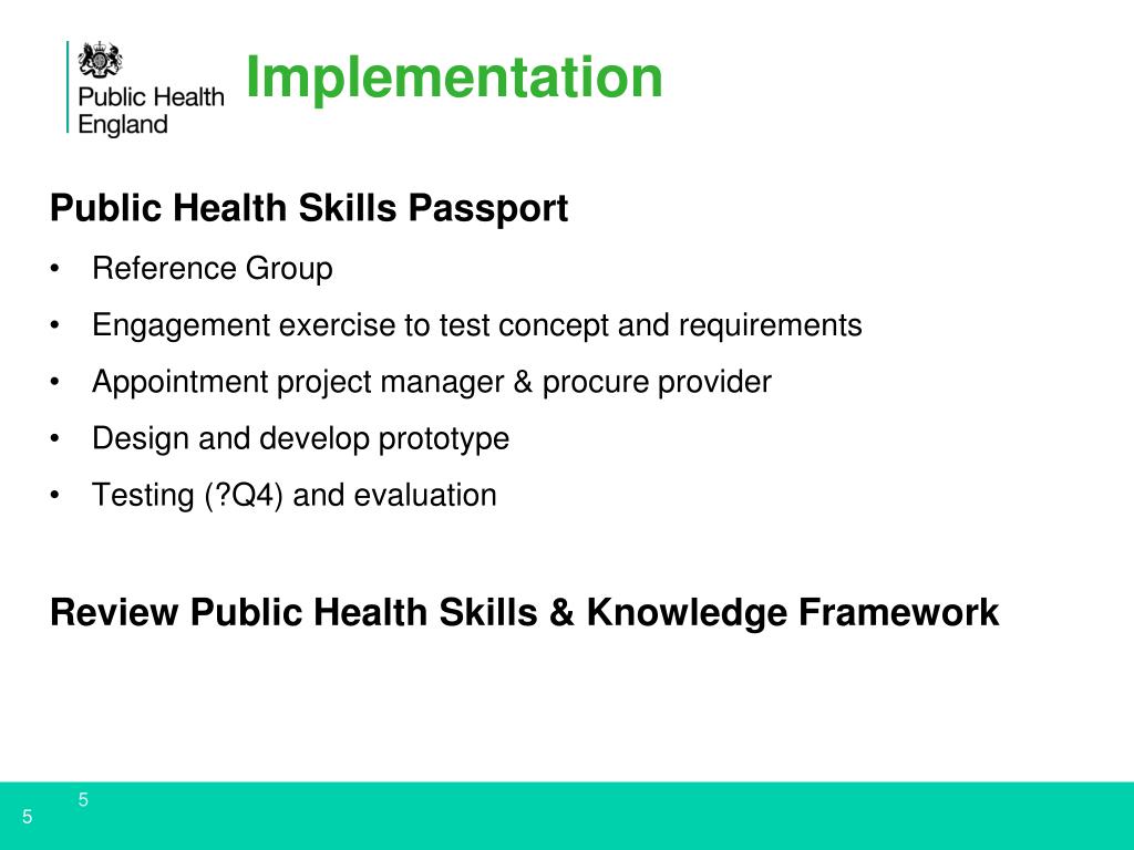 PPT - Healthy Lives, Healthy People: a Public Health Workforce Strategy ...