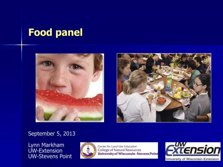PPT - Food panel PowerPoint Presentation, free download - ID:3749842