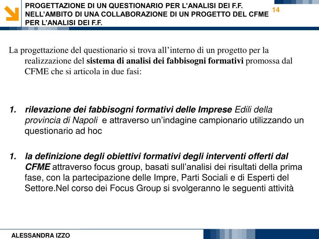 PPT - ANALISI DEI FABBISOGNI FORMATIVI NEL SETTORE DELL’EDILIZIA Prof ...