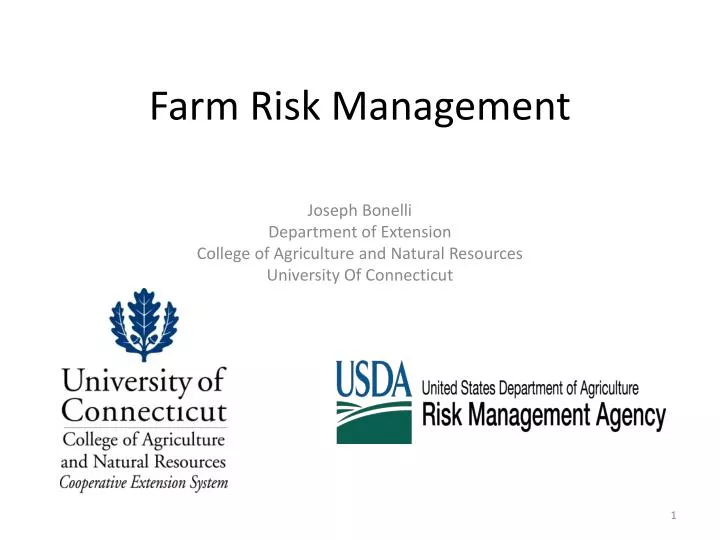 PPT - Farm Risk Management PowerPoint Presentation, free download - ID ...