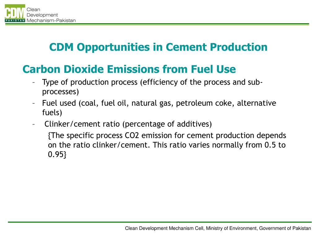 PPT - Global Carbon Market and CDM Potential in Cement Production ...