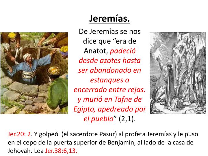 PPT - COMO MURIERON LOS PROFETAS PowerPoint Presentation - ID:3751484