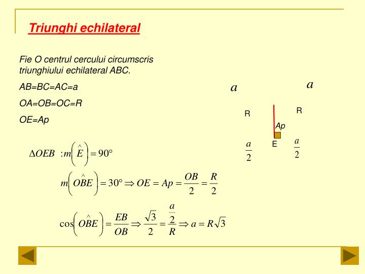 PPT - Patrulatere înscrise în cerc Poligoane regulate Definiţii ...