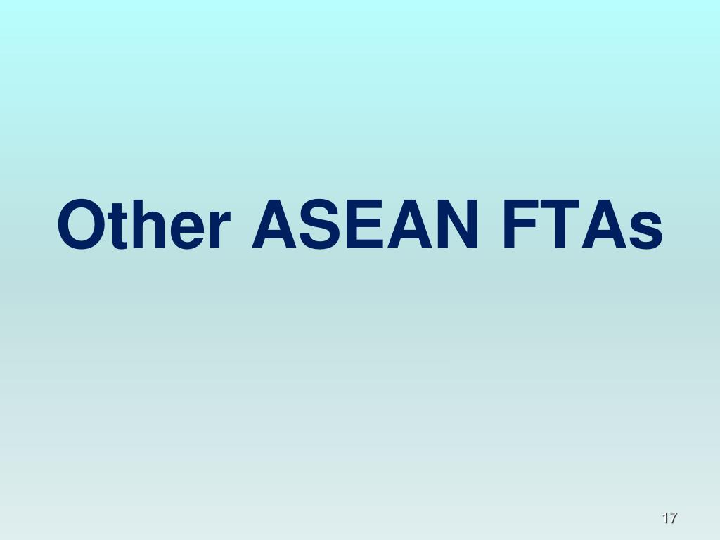 PPT - ASEAN Free Trade Area (AFTA) A General Overview Jakarta, 10 March ...