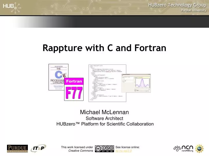 PPT - Rappture with C and Fortran PowerPoint Presentation, free ...